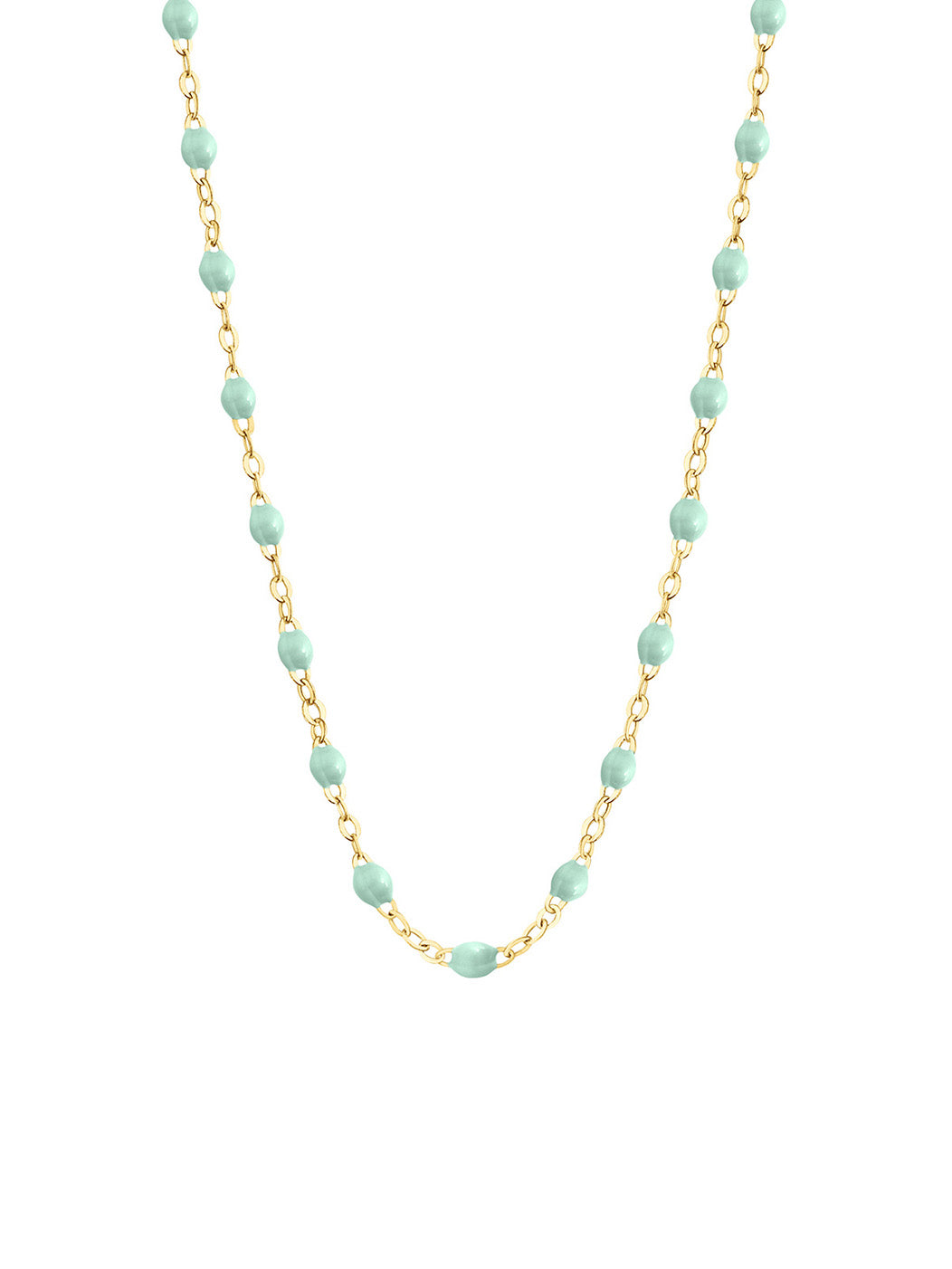 Classic Gigi Jade Resin Yellow Gold Necklace - Great Gifts Club